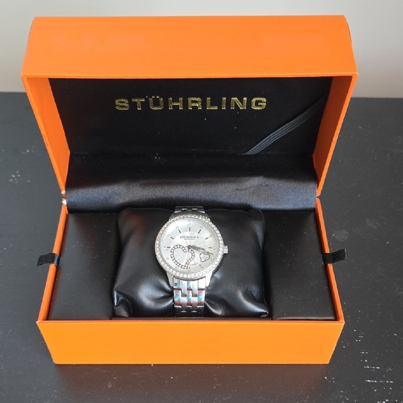 Sturling | Accessories | Sthrling Silver Watch With Orange Box | Poshmark